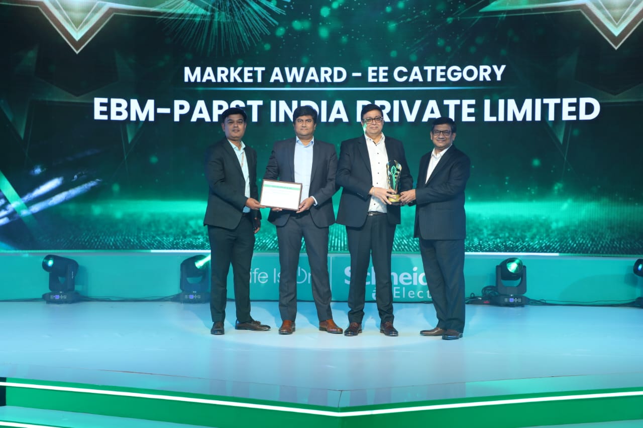 ebm-papst is honored to receive the "Best Market Award in the ...