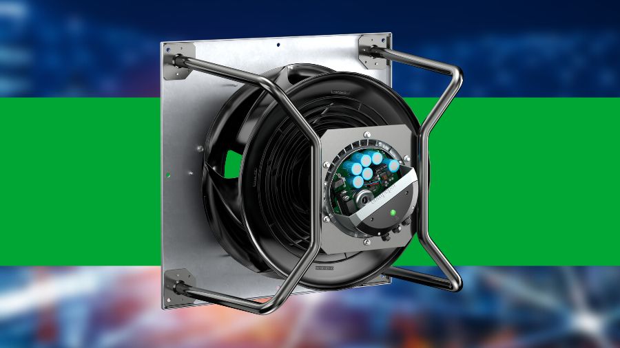 Integrated Active PFC fans minimises circuit feedback | ebm-papst SEA