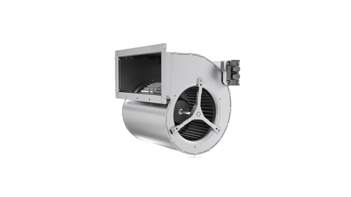 EC centrifugal blower with high static pressure