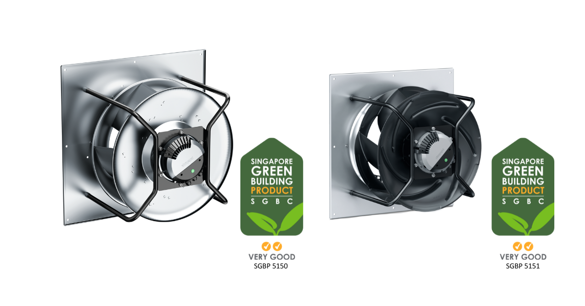 ebm-papst’s EC centrifugal fans receive prestigious Singapore Green ...