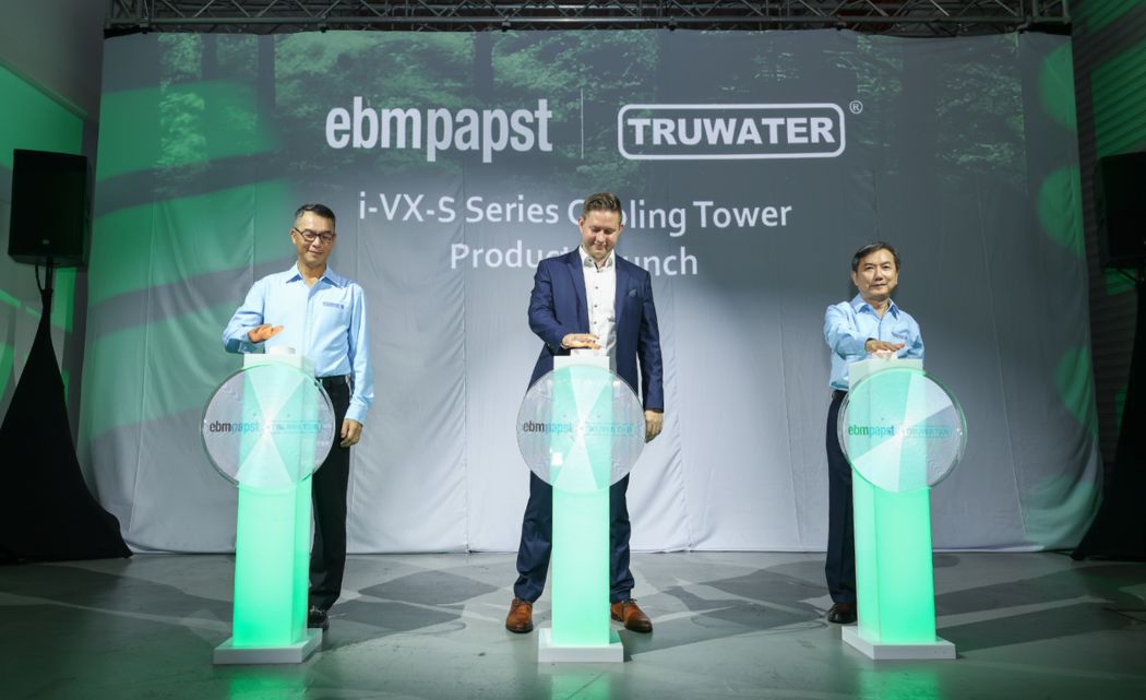 ebm-papst SEA and Truwater Launch High-Efficiency EC Cooling Tower