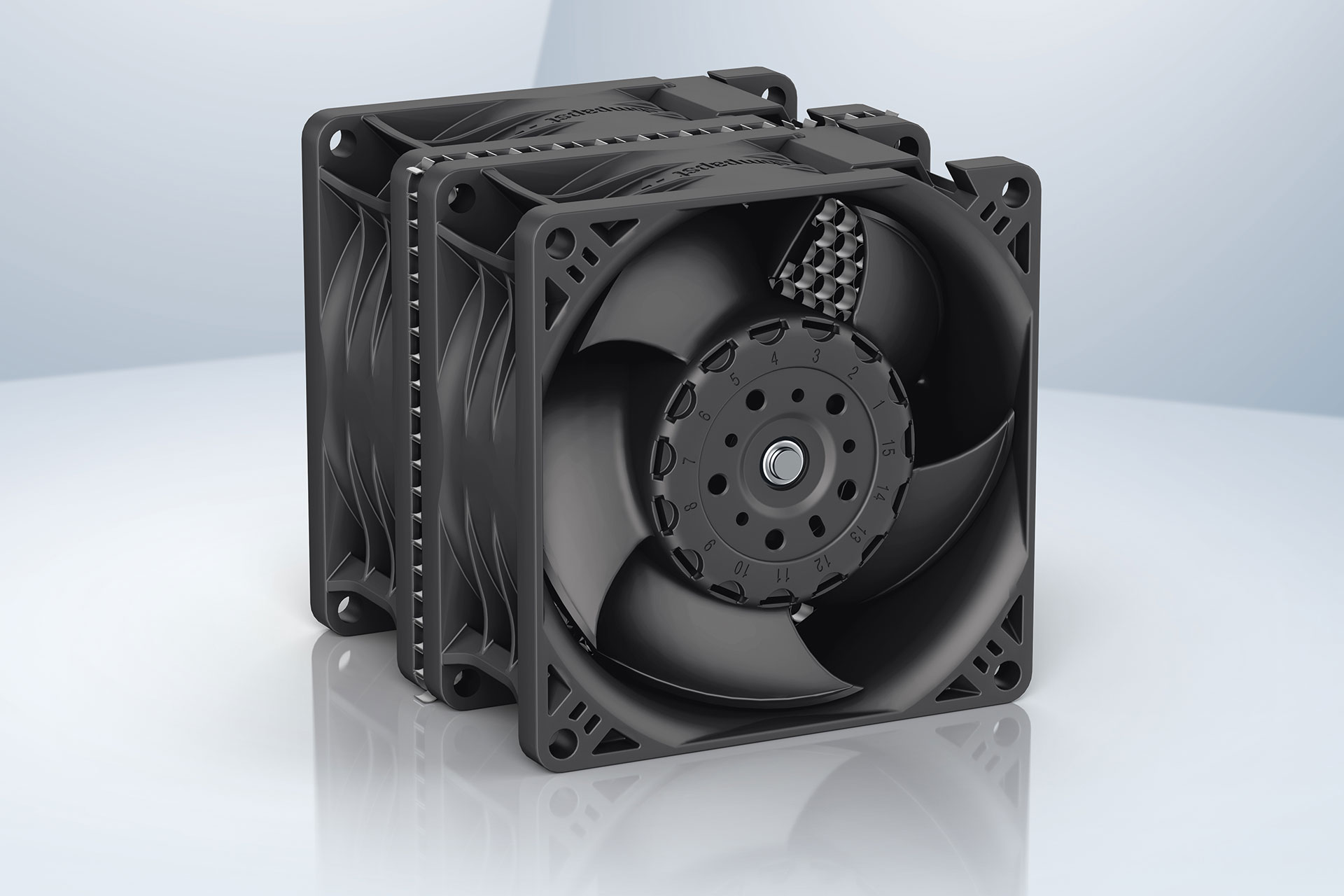 "Tandem-Lüfter" für mehr Luftleistung