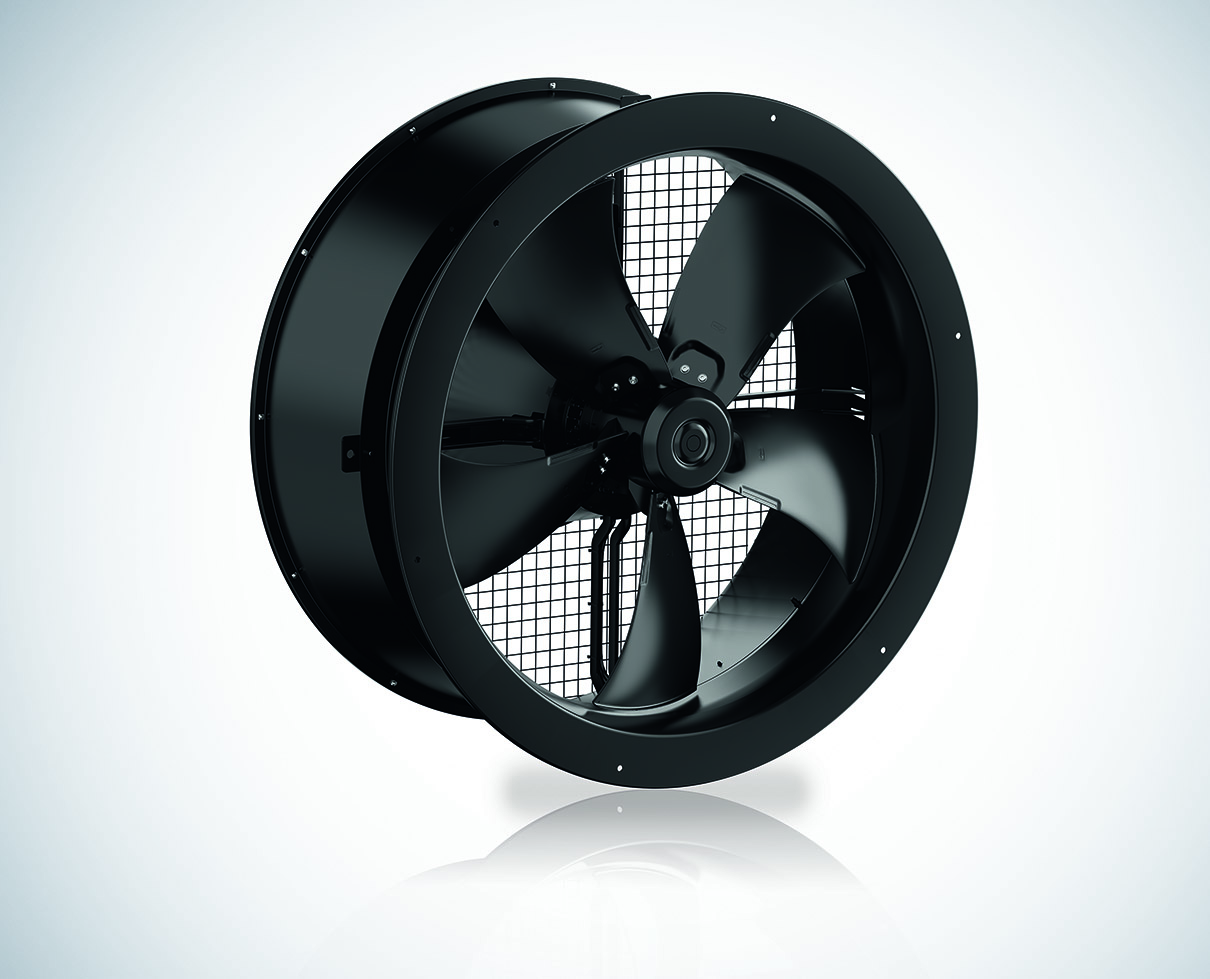 EC fans for efficient cooling towers
